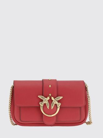 Pinko Mini sac bandouli&egrave;re Love Bag One en cuir avec logo Love Birds
