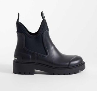 Calvin Klein Bottines de pluie style chelsea - Noir