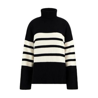 Guess Femme, Pulls, Noir, Taille: 42 FR Pull &agrave; col roul&eacute; noir pour femmes