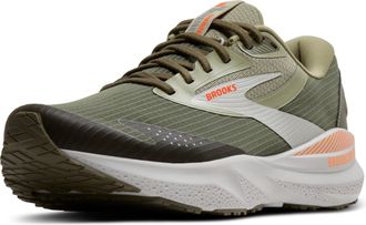Brooks Herren Adrenaline GTS 24 Weatherized Sneaker, Green/Gray/Orange, 42 EU