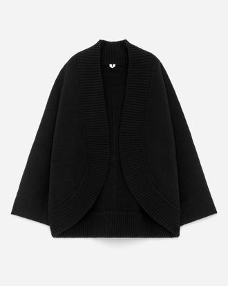 Arket Lockere Strickjacke -Schwarz