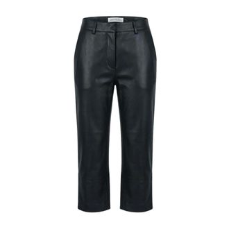 Frankie Shop Femme, Pantalons, Noir, Taille: 36 FR Lior Leather Capri Pants