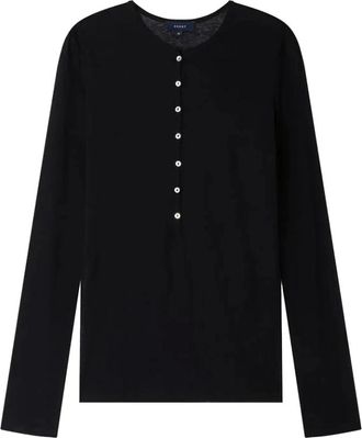 SOEUR Soeur, Femme, Tops, Noir, Taille: 38 FR Isabella Cotton T-shirt