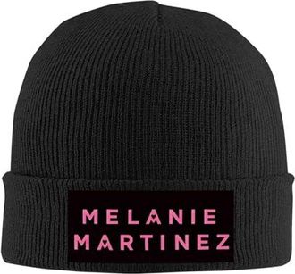 Generic Chapeau dHomme, Texte Rose, Symbole en coeur, Fond Noir. Hommes, Femmes, Bonnet tricot&eacute; Unisexe, Bonnet, Coiffe, Cadeau Chaud Hiver pour No&euml;l