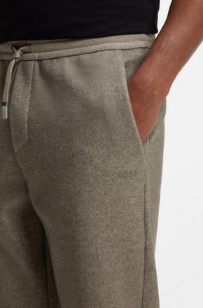 HUGO BOSS Jogger Pants JT Transit Long Regul&auml;re Passform mit elastischem Bund und Rippb&uuml;ndchen mit Kordelzug