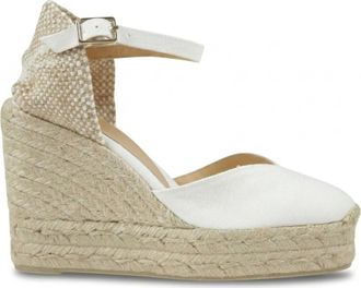 Castaner Femme, Chaussures, Blanc, Taille: 41 EU Chiarita Wedge Sandal