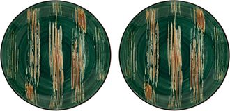 Wilmax England Wilmax | COLORBOOM Essteller | 2er-Set | Durchmesser: 28 cm | Modernes Design | Porzellan | Glasiert | Langlebig | Lichtecht | Anlaufgeschützt | Für v