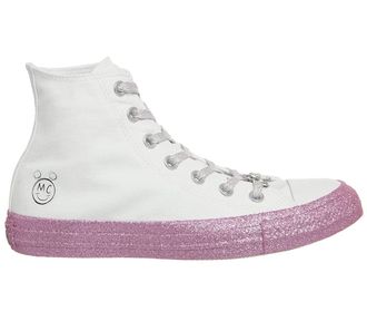 Converse Converse X Miley Cyrus Chuck Taylor Hi All Star 162234C; Womens Trainers; 162234C_42,5; White; 42,5 EU (9 UK)
