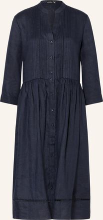 van Laack Van Laack Leinenkleid Vl-Kaimi-E Mit 3/4-Arm blau