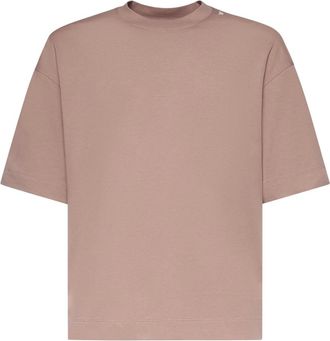 Emporio Armani Homme, Tops, Orange, Taille: XL T-shirt en jersey de coton