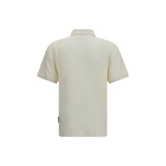 Palm Angels Logo-Embroidered Cotton Polo Shirt - Beige