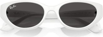 Ray-Ban Aviator Sonnenbrille - - Accessories - unisex - Wei&szlig; - 55 MM