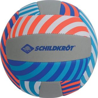 Schildkrot Fitness Ball Schildkr&ouml;t Neopren Beachvolleyball, Gr&ouml;&szlig;e 5, &Oslash; 21 cm, normale Gr&ouml;&szlig;e, farblich sortiert, griffige textile Oberfl&auml;che, salzwasserfest, ideal f&uuml;r St