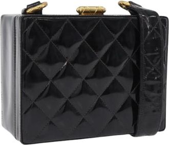 Chanel Pre-owned Vintage Patent Leather Cross Body Bag - Femme - Pre-owned - Noir - Taille: ONE Size
