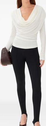 Wardrobe.NYC stirrup panel legging - Schwarz