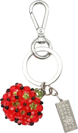 Maison Margiela Femme, Accessoires, Rouge, Taille: ONE Size Porte-cl&eacute;s en forme de fraise