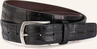 Reptiles House Lederg&uuml;rtel Timor schwarz