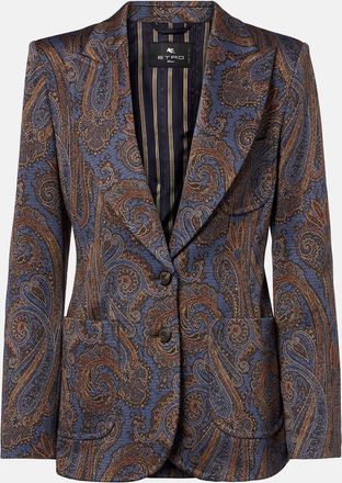 Etro Blazer &agrave; motif cachemire
