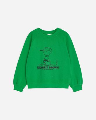 Arket Peanuts Sweatshirt -Gr&uuml;n