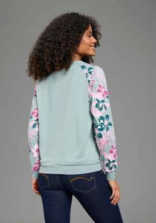 Kangaroos Sweatshirt &Auml;rmel mit Blumendruck