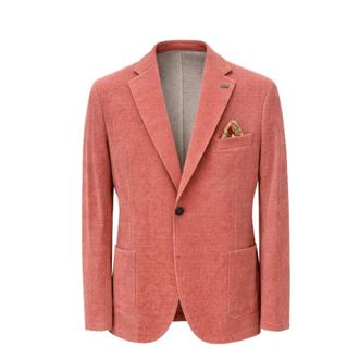 Bob Homme, Vestes, Rouge, Taille: L Veste