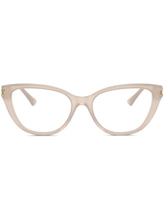Jimmy Choo Eyewear lunettes de vue &agrave; monture papillon - Tons neutres