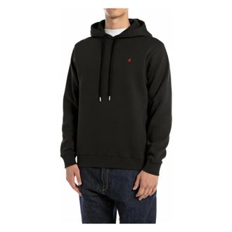Replay Homme, Sweatshirts et sweats &agrave; capuche, Noir, Taille: 2XL Basic Sweat &agrave; capuche