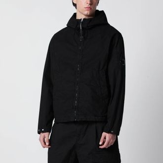 C.P. Company Black cotton zip-up jacket