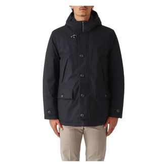 Fay Homme, Vestes, Bleu, Taille: M Parka Corto