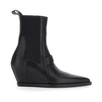 Rick Owens Sharp Wedge Sliver - - Shoes - Damen - Schwarzk - 36 EU