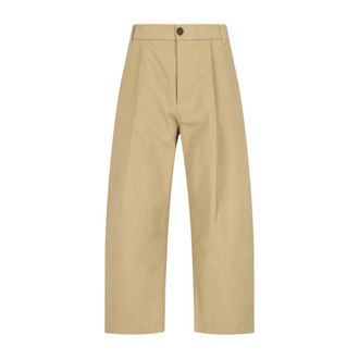 STUDIO NICHOLSON Pantalon large taille haute Sorte - Homme - Pantalons - Brun - Taille: S