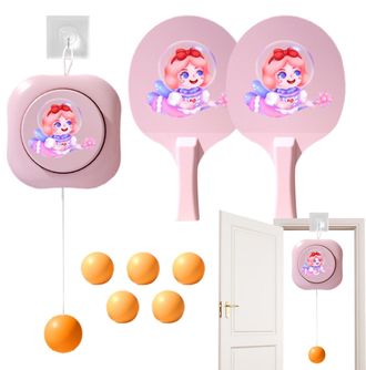 Generic Tischtennis-Set f&uuml;r Kinder | Trainingsset f&uuml;r Kinder | Tragbares Tischtennis-Set | T&uuml;rspiel mit Schl&auml;gertraining, Interaktion, Pong Trainer f&uuml;r Kinder