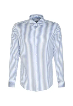 Seidensticker Herren Business-Hemd - Shaped Fit - Bügelfrei - Kent-Kragen - Langarm - 100% Baumwolle