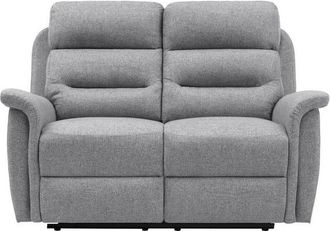 Usinestreet Usinestreet - Canapé de relaxation manuel 2 places en tissu gris - valia