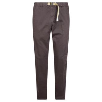 White Sand Pantalone Lungo Base Gabardina - - Trousers - Herren - Braun - S