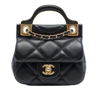 Chanel Pre-owned Mini Quilted Satchel - - Pre-owned - Damen - Schwarzk - ONE SIZE