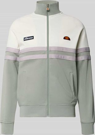 Ellesse Trainingsjacke mit Label-Patch und Stehkragen Modell RIMINI