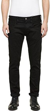 Replay Anbass - Jeans - Slim - Homme, Noir (BLACK 98), 34 W/36 L