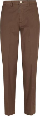 BRIGLIA 1949 Femme, Pantalons, Brun, Taille: 42 FR JeanGW Pants