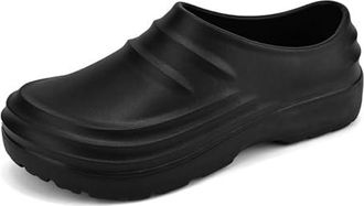 Generic Sabots dextérieur imperméables et antidérapants pour adultes, chaussures de travail de cuisine, idéales pour la cuisine, le jardin, la plage, Noir, 39