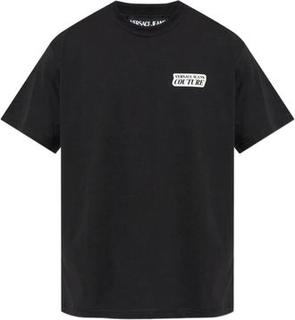 Versace Jeans Couture Homme, Tops, Noir, Taille: XL T-shirt &agrave; col rond