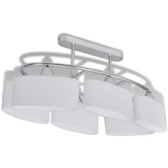 vidaXL Beleuchtung Decken Leuchte Lampe Deckenlampe 6 x E14 Vidaxl
