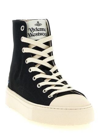 Vivienne Westwood Plimsoll High-Top Sneaker - Black