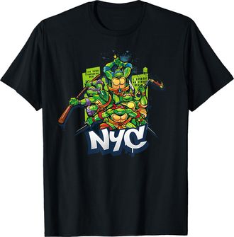 Teenage Mutant Ninja Turtles TMNT Teenage Mutant Ninja Turtles Street NYC Comic-Klassiker T-Shirt