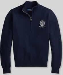 Polo Ralph Lauren Regular Fit Troyer aus reiner Baumwolle