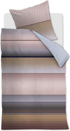 Beddinghouse Bettw&auml;sche-Ganitur Millenial Farbe Multi Gr&ouml;&szlig;e 135x200+80x80 Streifen Stripes Gestreift