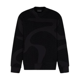 Emporio Armani Homme, Sweatshirts et sweats à capuche, Noir, Taille: XL Crewneck SweaT-shirt