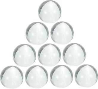 Artibetter 10 St&uuml;ck Teiliges Klare Glasmurmeln Transparente Vasenf&uuml;llung und Dekoperlen Vielseitige Glassteine f&uuml;r Bastelarbeiten Aquarien Wohnraumdekoration Pol