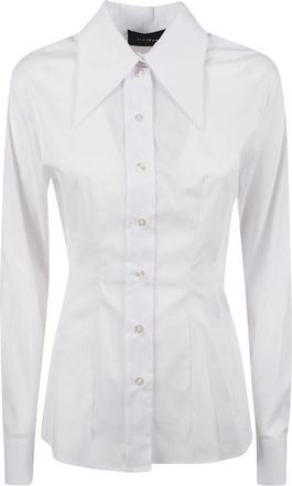 John Richmond Chemise Manches Longues Motiosi - Femme - Blouses et Chemises - Blanc - Taille: 38 FR