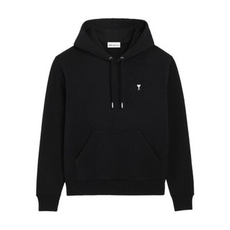 Ami De Coeur Chest Embroidered Hoodie - - Sweatshirts & Hoodies - Herren - Schwarzk - XL